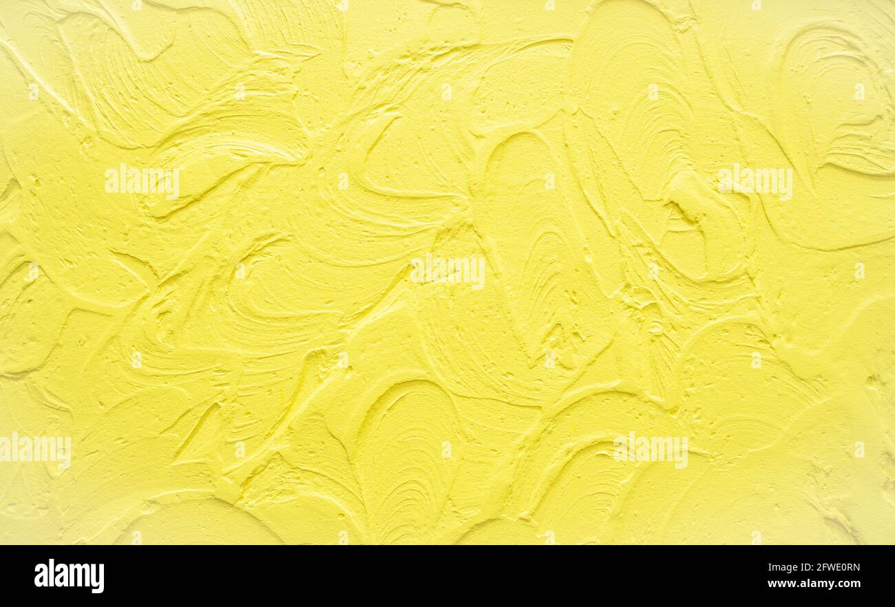 Texture yellow paint with a pattern of stripes. Background for various ...