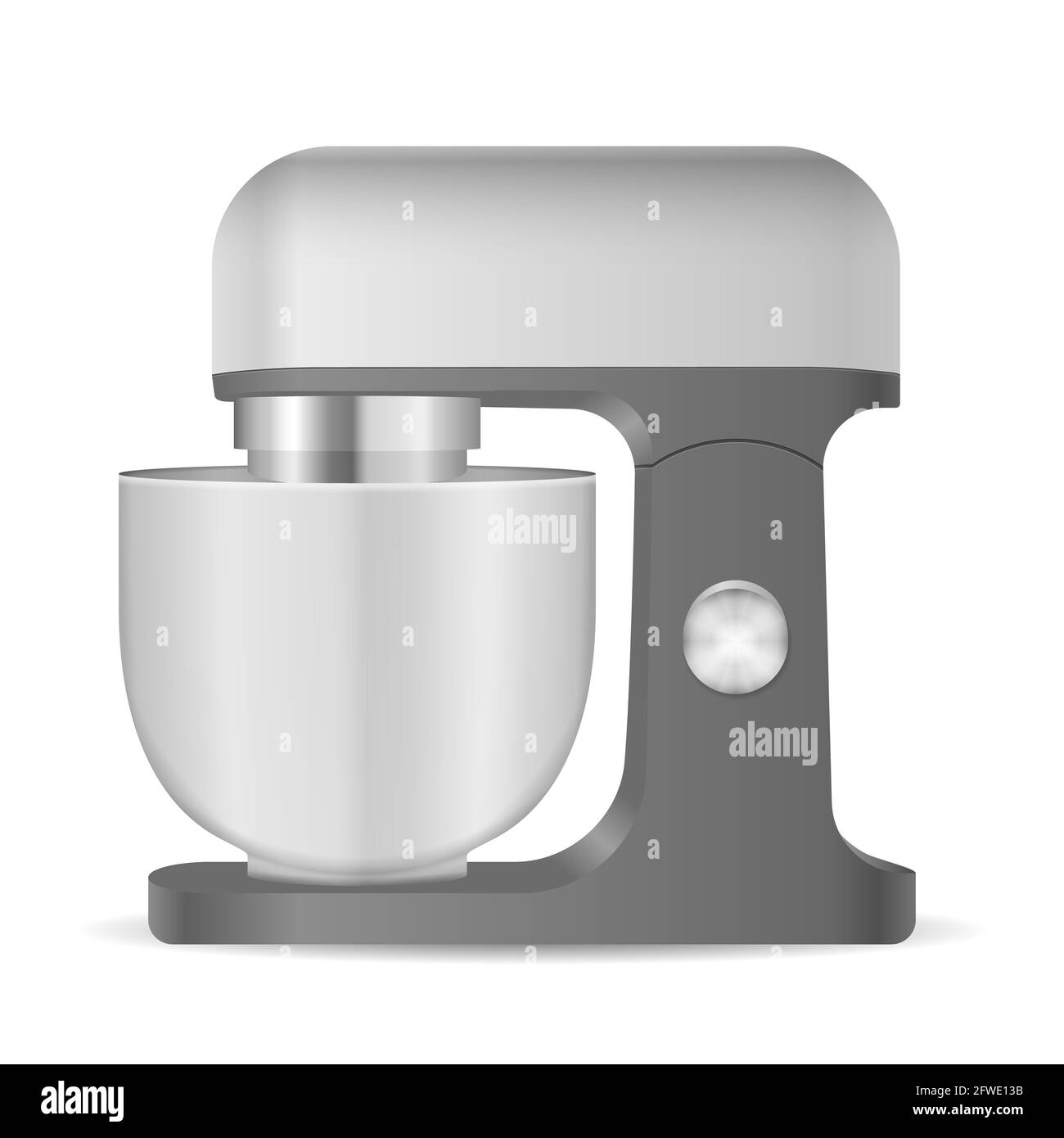 Stand mixer on a white background. Vector illustration Stock Photo - Alamy