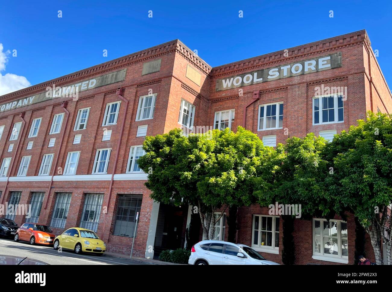 View of the Australian Estates Woolstore built in 1926 on the Teneriffe ...