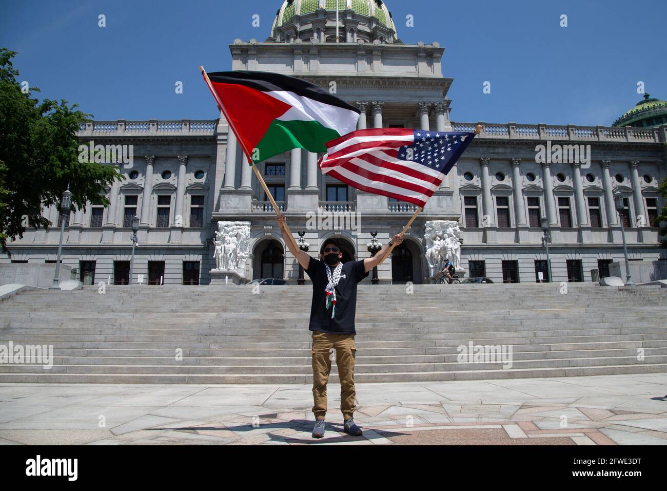 Us israeli flag capitol hi-res stock photography and images - Alamy
