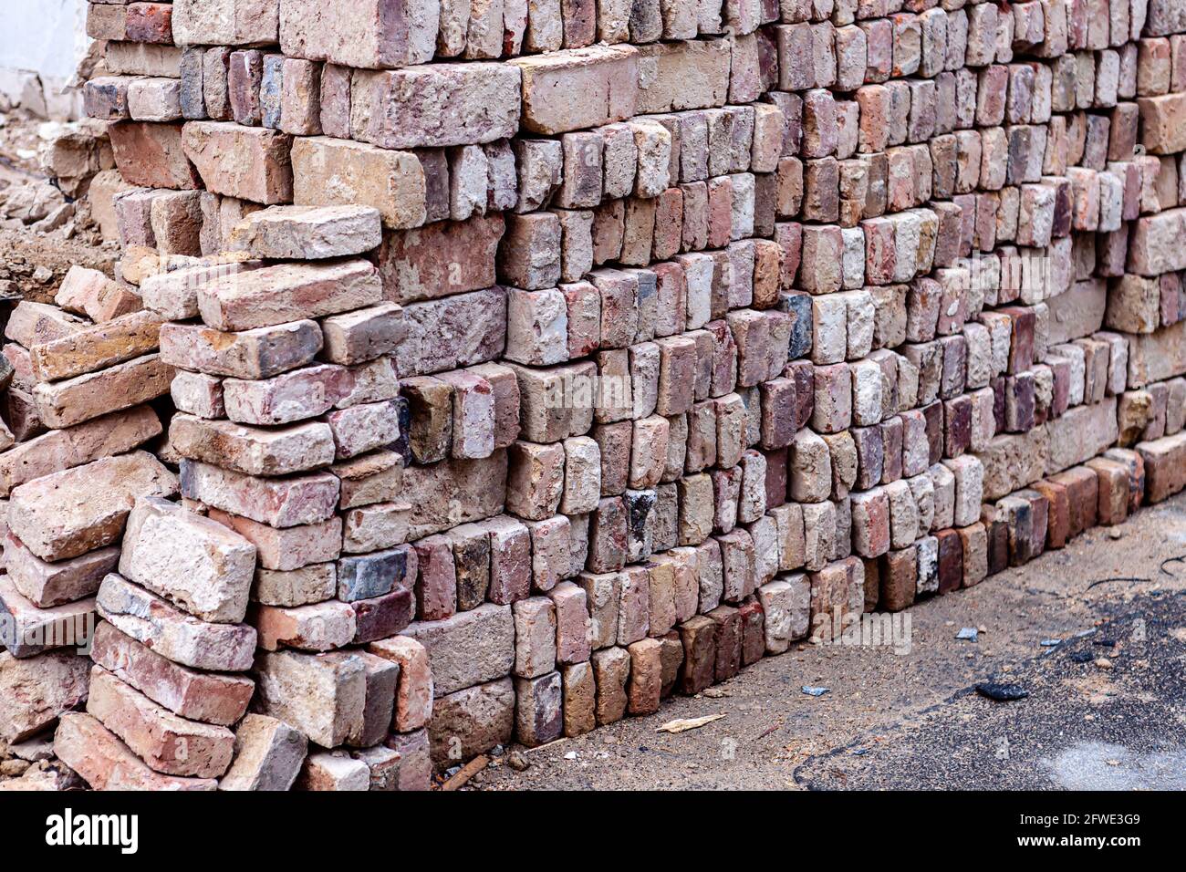 stack of brick stones Stock Photo - Alamy