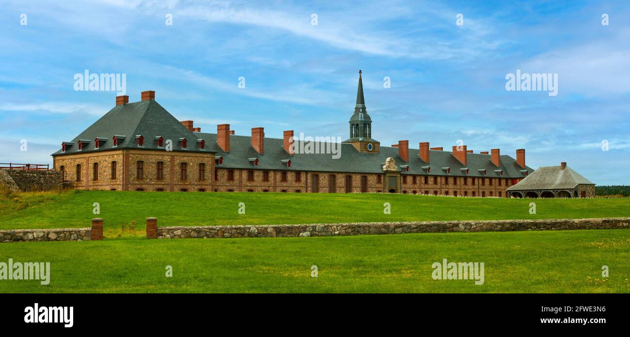 Fortress at Louisburg, Nova Scotia, Canada Stock Photo - Alamy