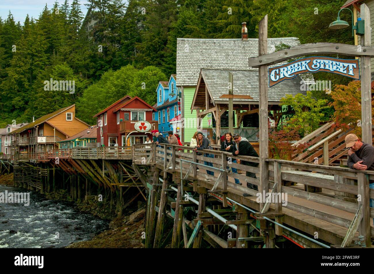 Creek street ketchikan boardwalk hi-res stock photography and images ...