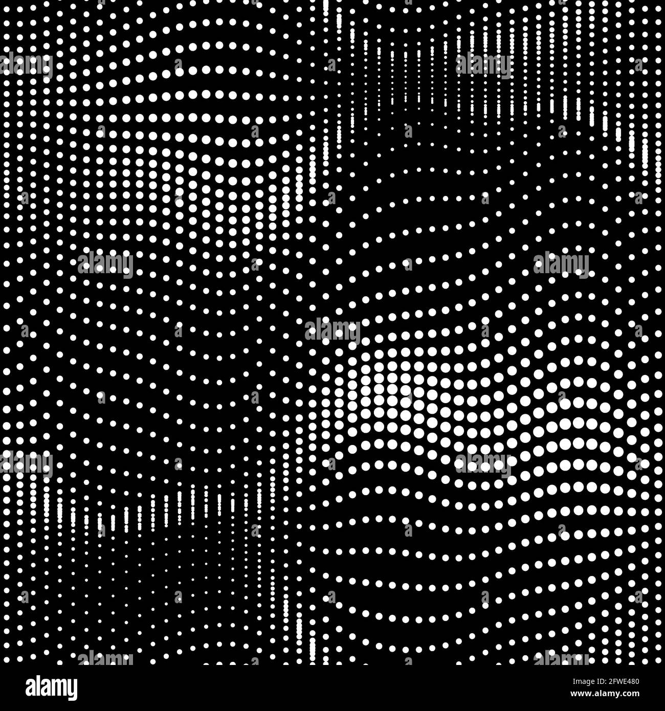 Seamless wavy array of dots pattern for print or digital use Stock ...