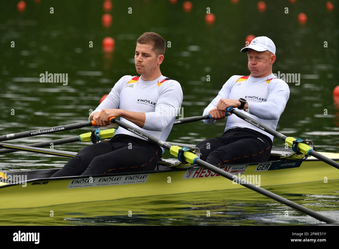 From left: Marc WEBER (GER), Stephan KRUEGER (GER), (GER), Maenner ...