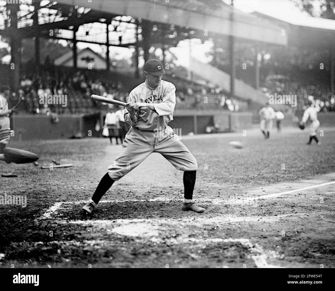 Ivan Massie "Ivy" Olson, Cleveland Naps, at National Park, Washington D ...