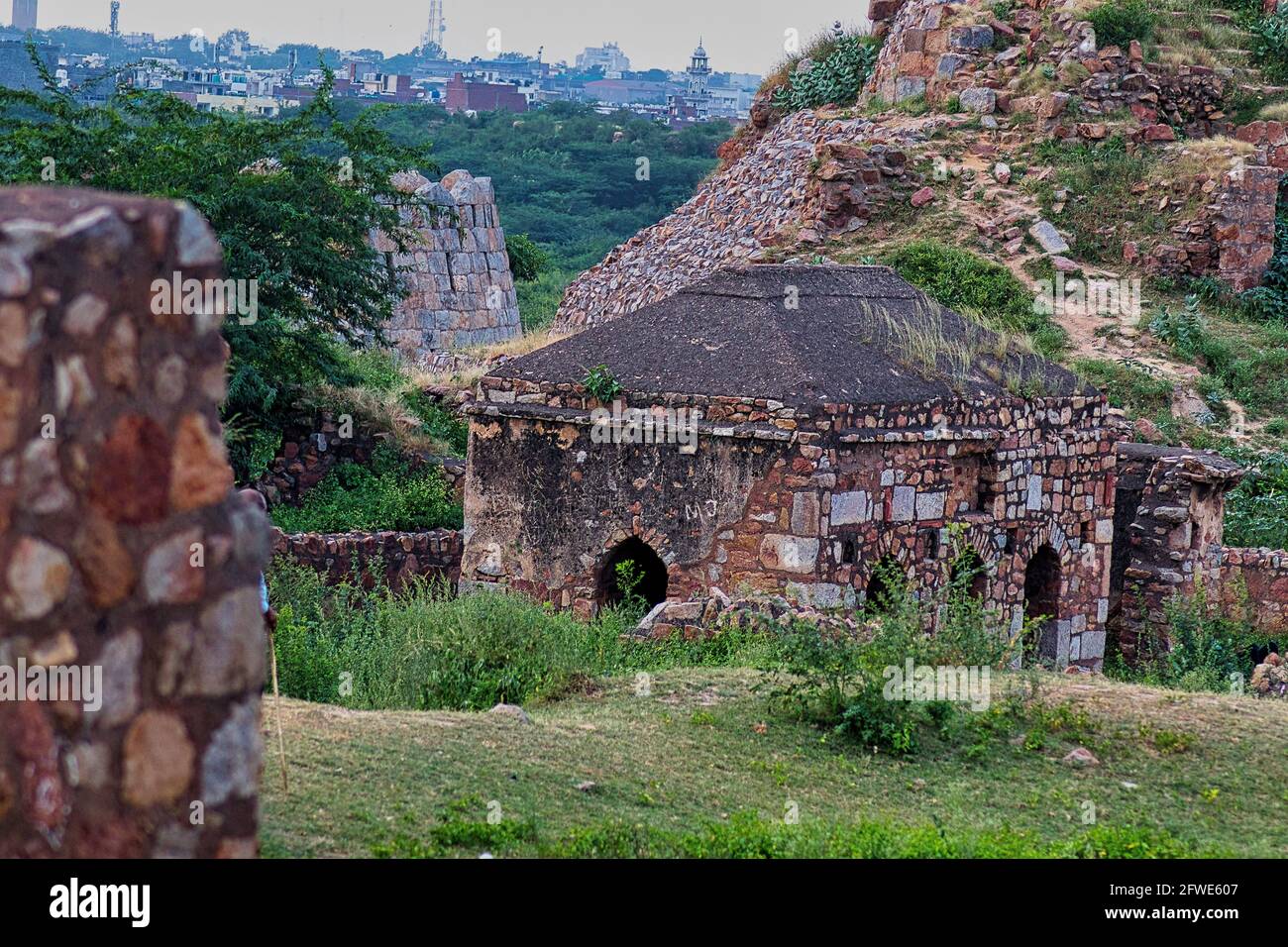 Tughlaqabad Fort Architecture High Resolution Stock Photography and ...