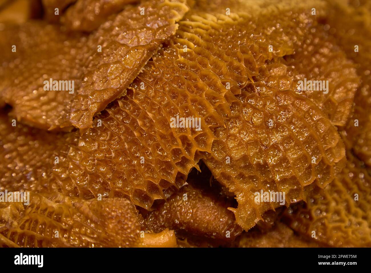 Steamed ox tripe, a Chinese delicacy in Hong Kong Stock Photo - Alamy