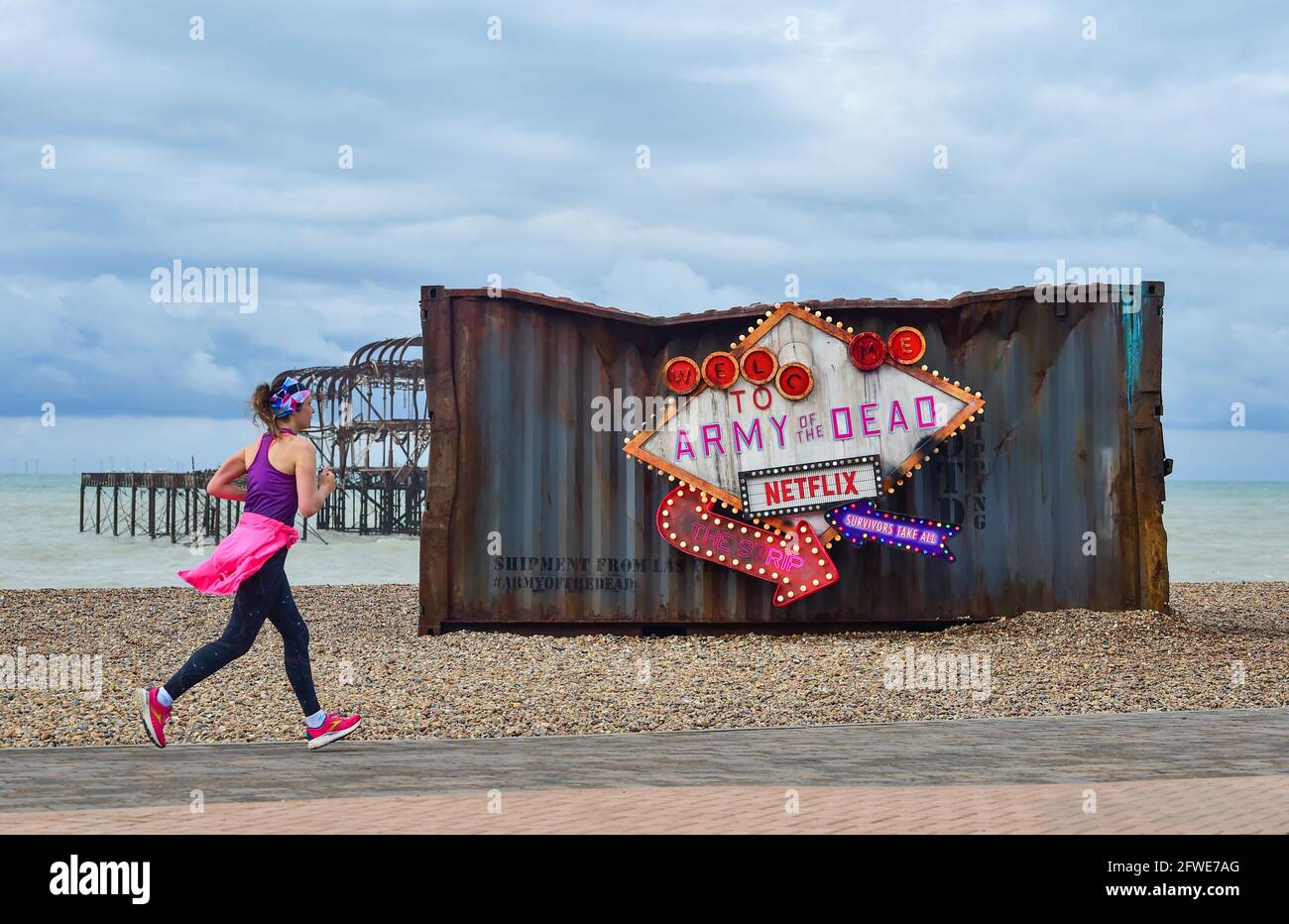Netflix shipping container hi-res stock photography and images - Alamy