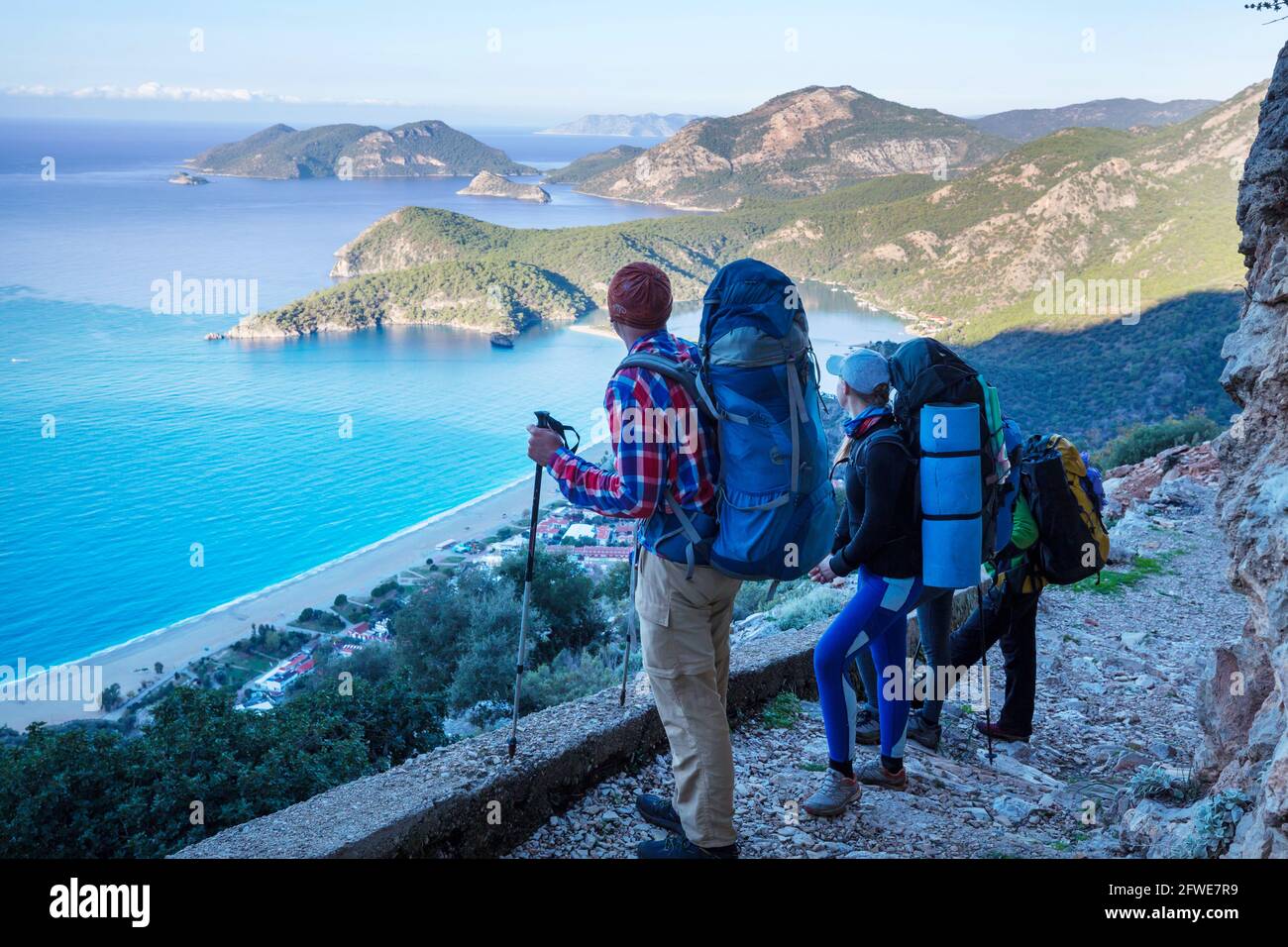 Beautiful nature landscapes in Turkey mountains. Lycian way is famous ...