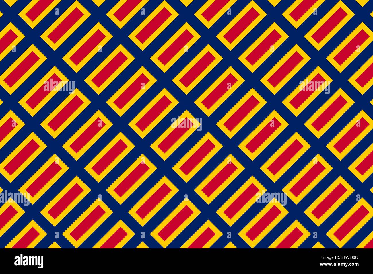 Simple geometric pattern in the colors of the national flag of Chad ...