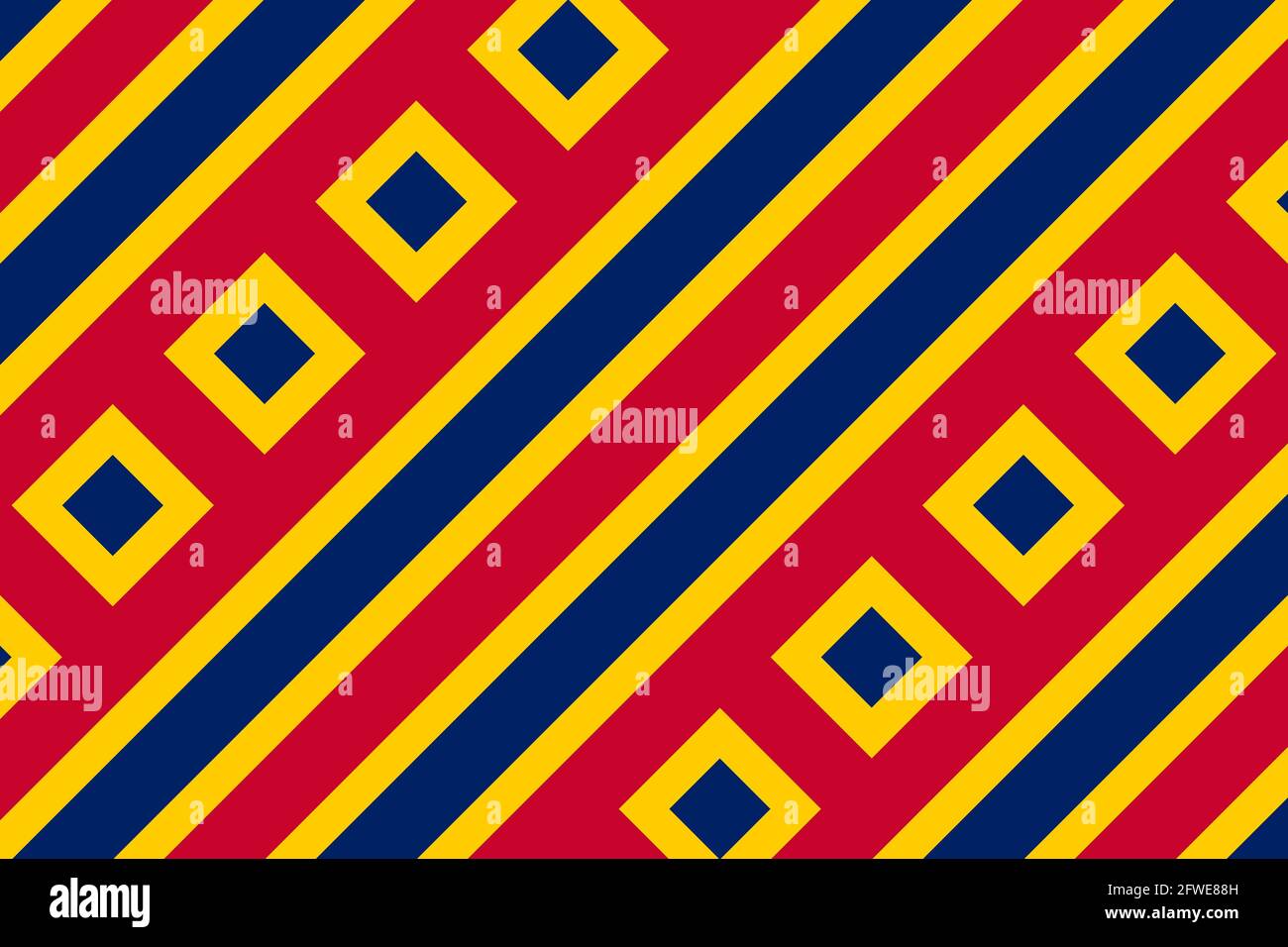 Simple geometric pattern in the colors of the national flag of Chad ...