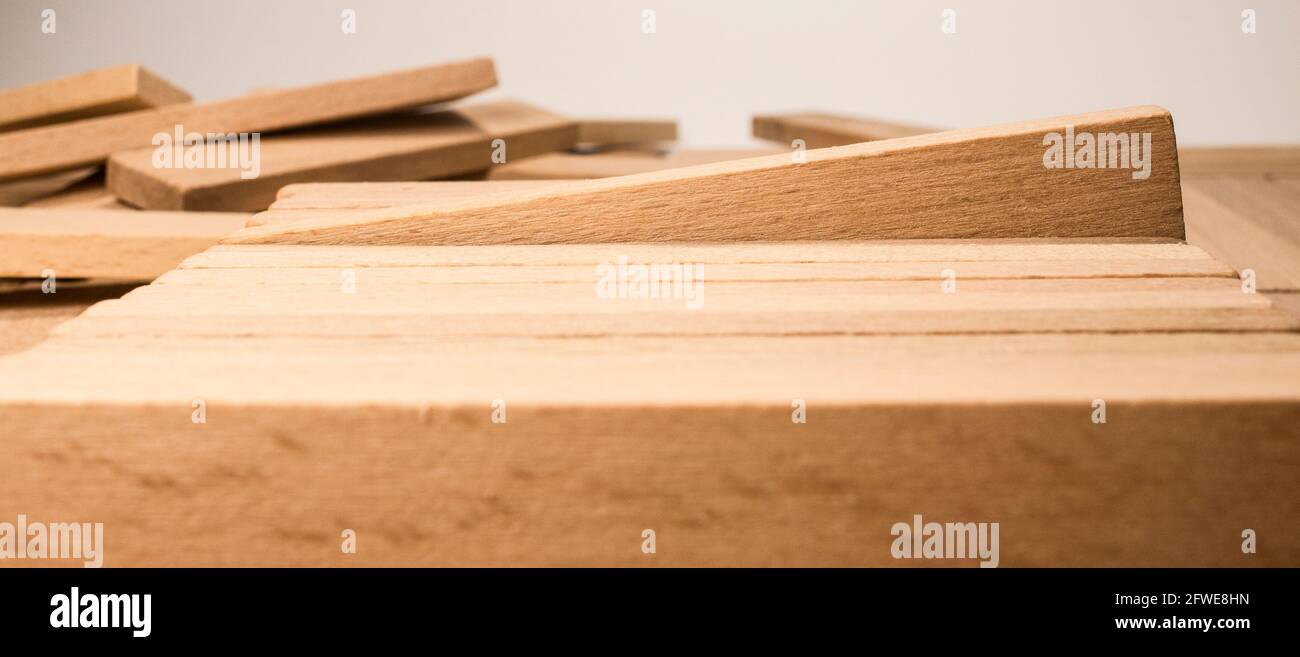 Texture of rectangular wooden bars. floor from boards Stock Photo - Alamy