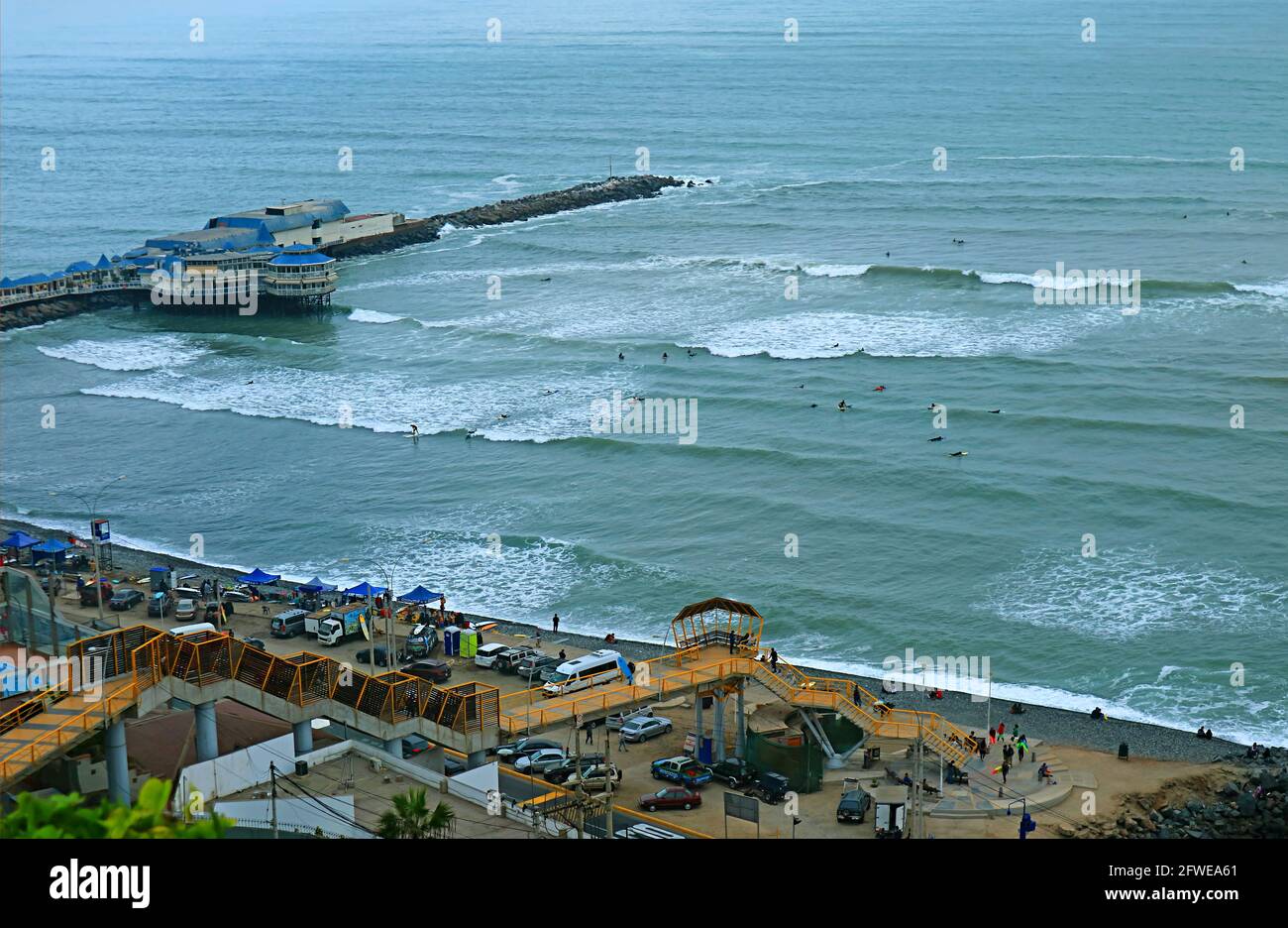 Peru beach parasol hi-res stock photography and images - Alamy