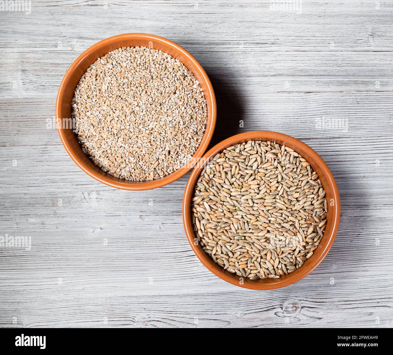 Top view different grains hi-res stock photography and images - Alamy