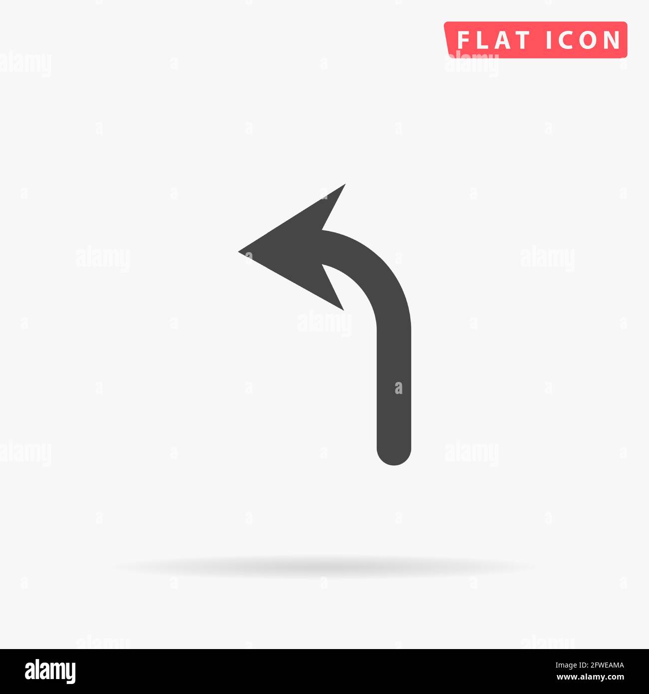 Left turn hand signal Stock Vector Images - Alamy
