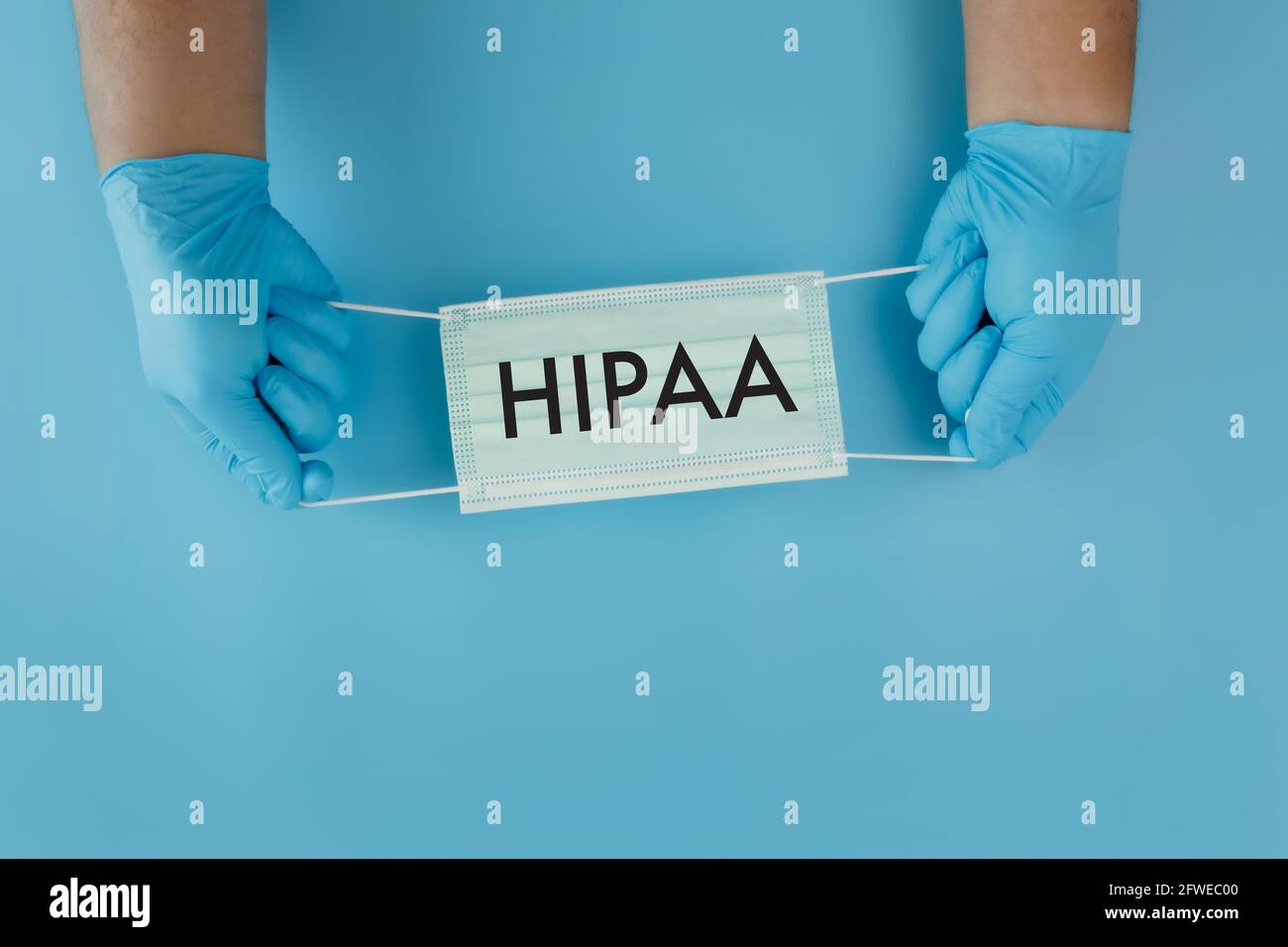 HIPAA Professional doctor use computer and medical equipment all around ...