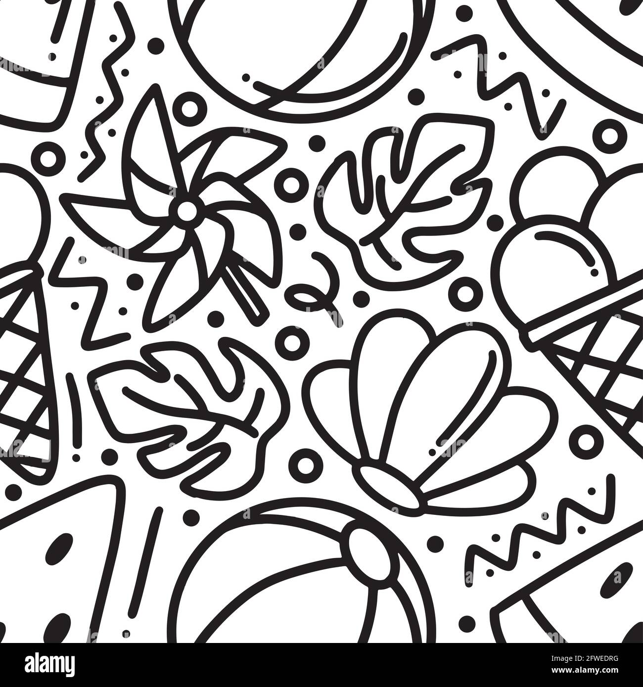 doodle set of summer holiday hand drawing Stock Vector Image & Art - Alamy