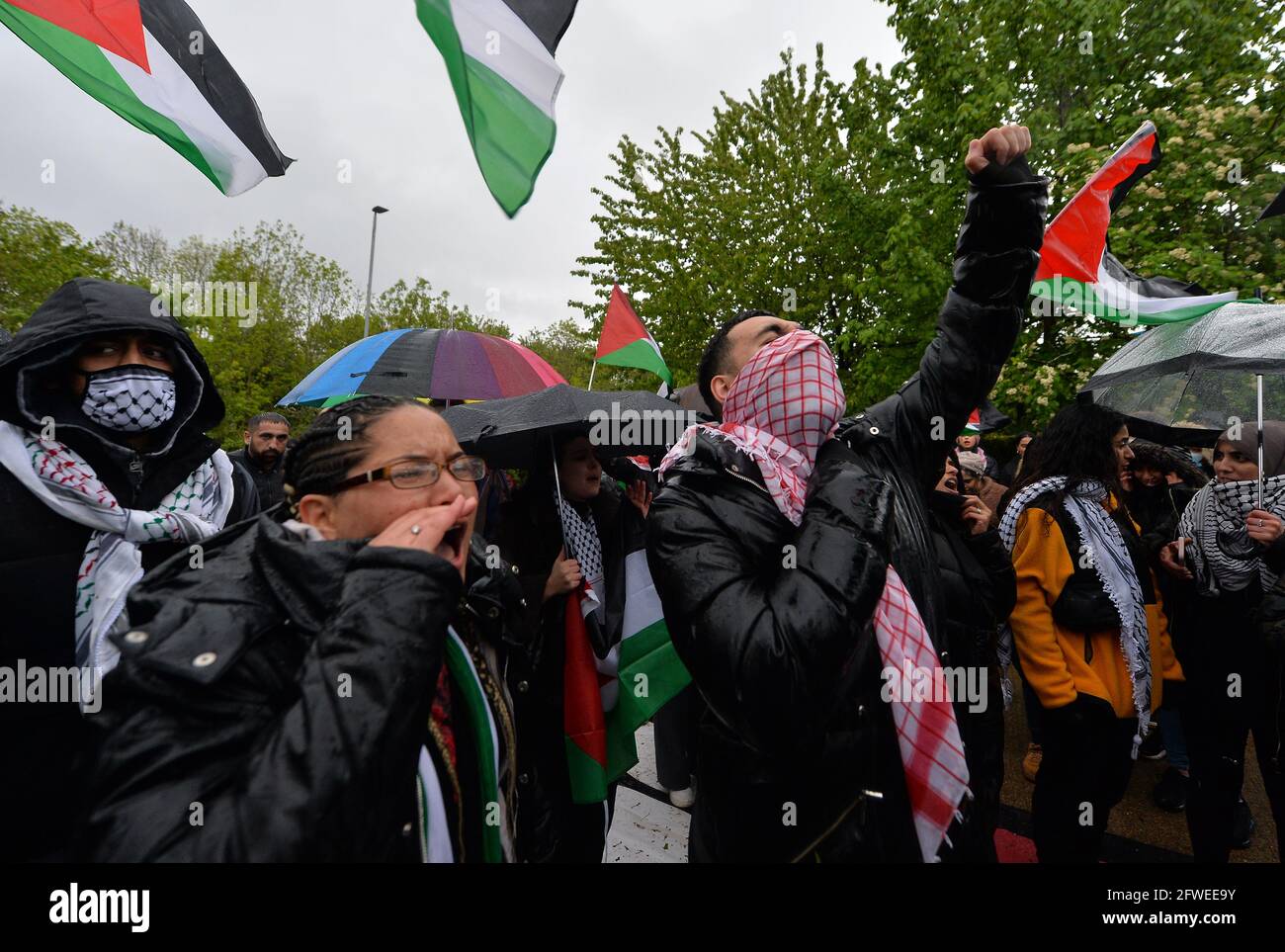 Palestine protest elbit systems hi-res stock photography and images - Alamy