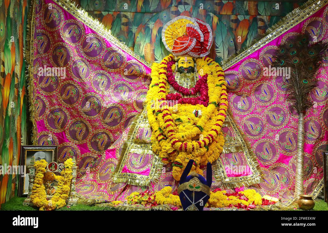 Khatu shyam baba hi-res stock photography and images - Alamy