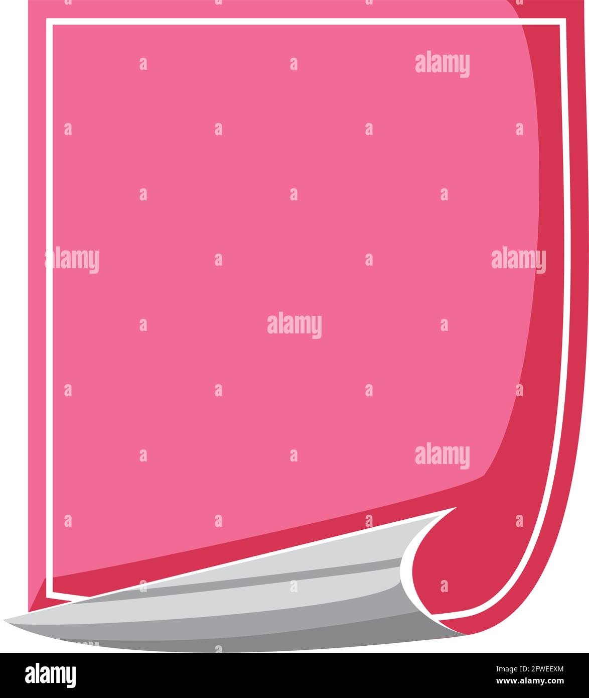 curled corner label Stock Vector Image & Art - Alamy