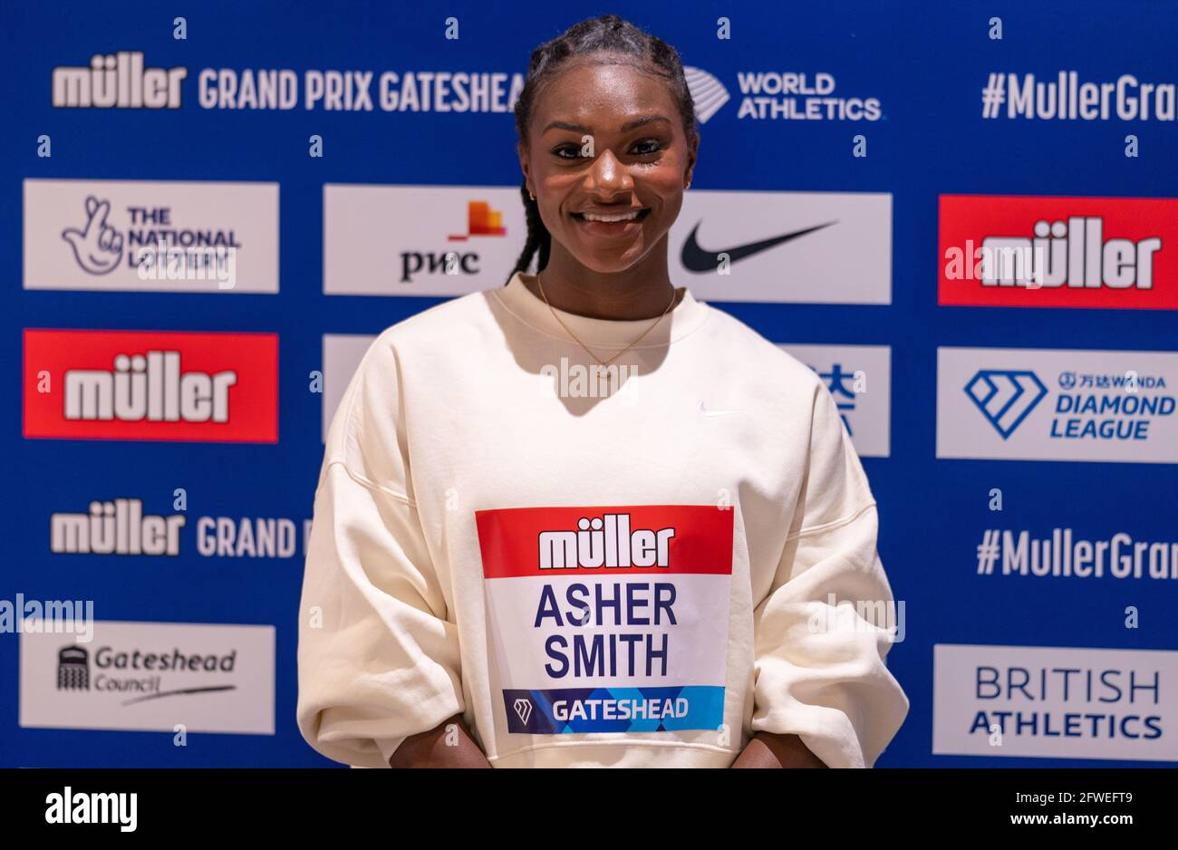 Hilton Hotel, Gateshead, UK. 22nd May, 2021. Diamond League Muller ...