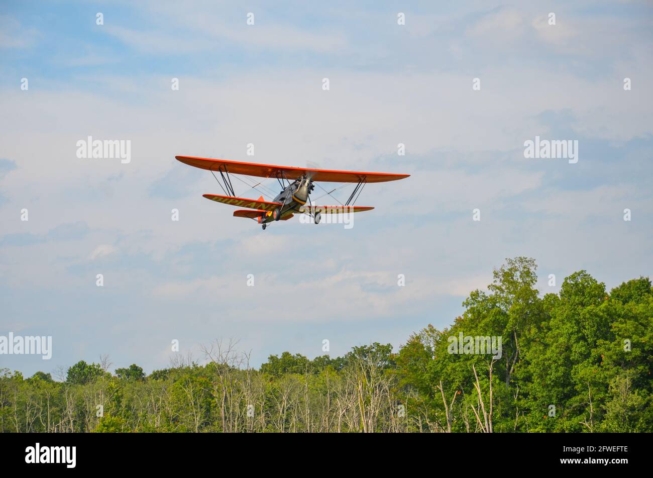 Red Hook, New York, USA - July 20 2013: Old Rhinebeck Aerodrome air ...