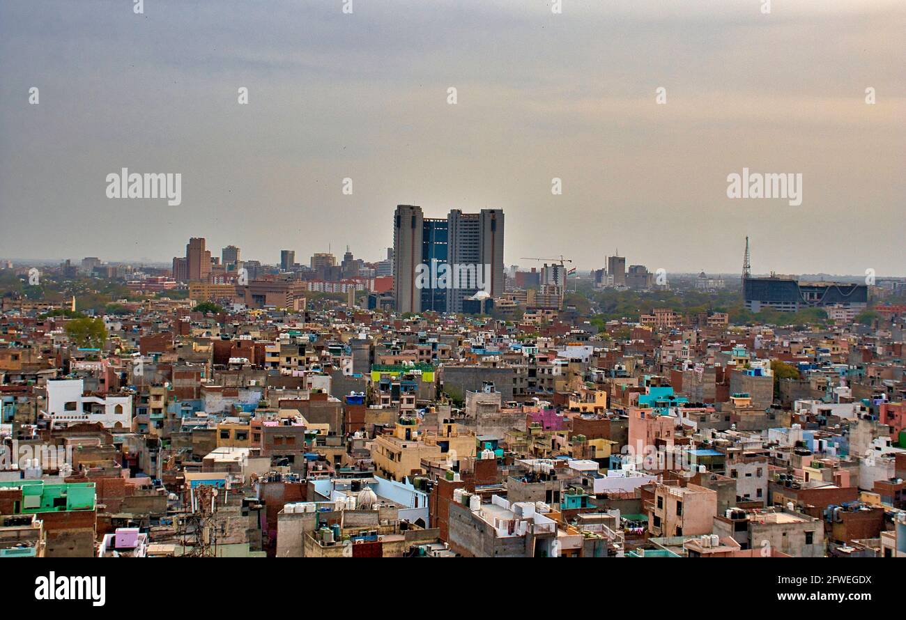 View from jama masjid delhi hi-res stock photography and images - Alamy