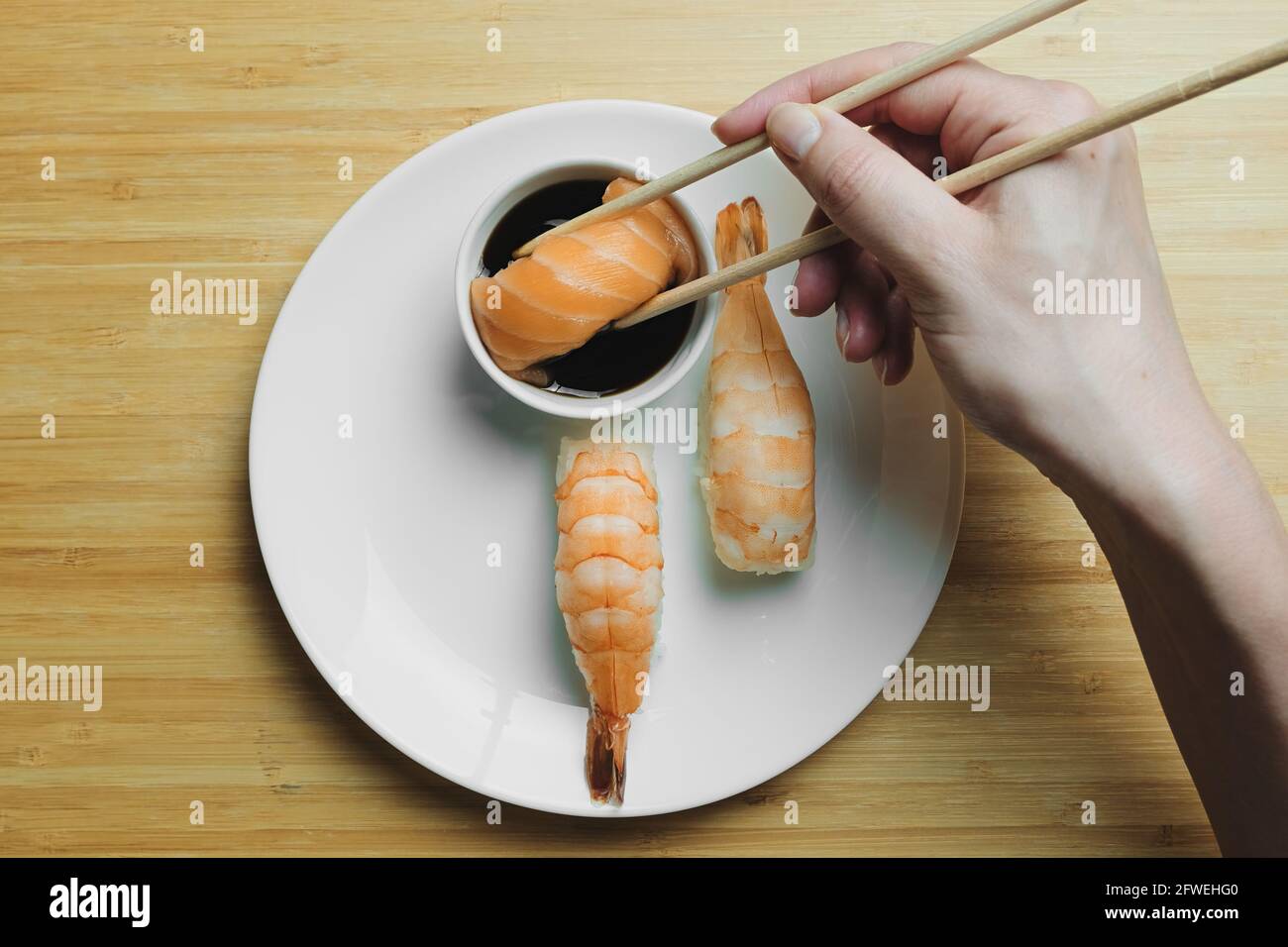 Japanese kitchen. Set of Japanese sushi and rolls. Food sticks Stock ...