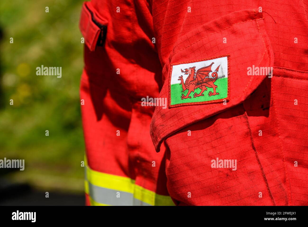 South Wales Fire and Rescue service brigade. United Kingdom Stock Photo ...