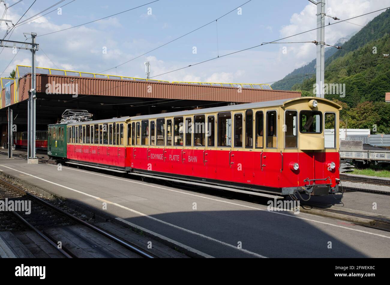 Bernese Oberland Railway Stock Photo - Alamy