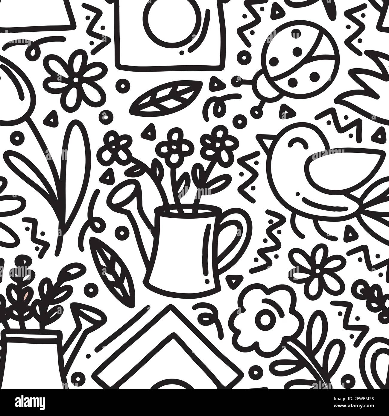 drawing of hand drawn garden Stock Vector Image & Art - Alamy