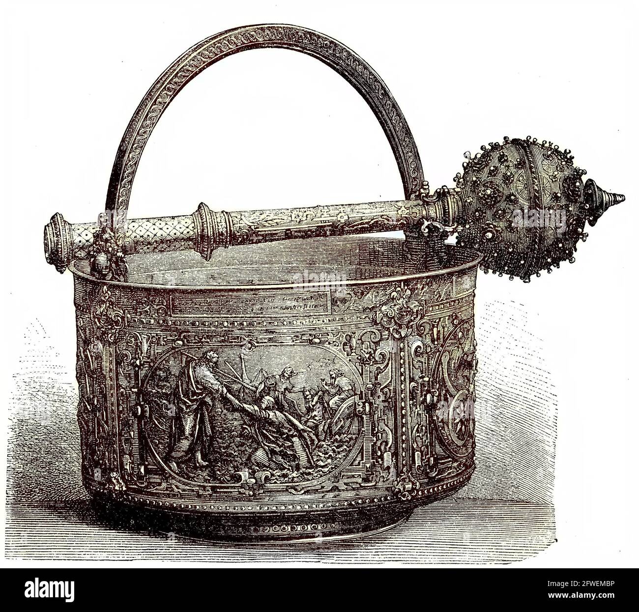 how to draw holy water