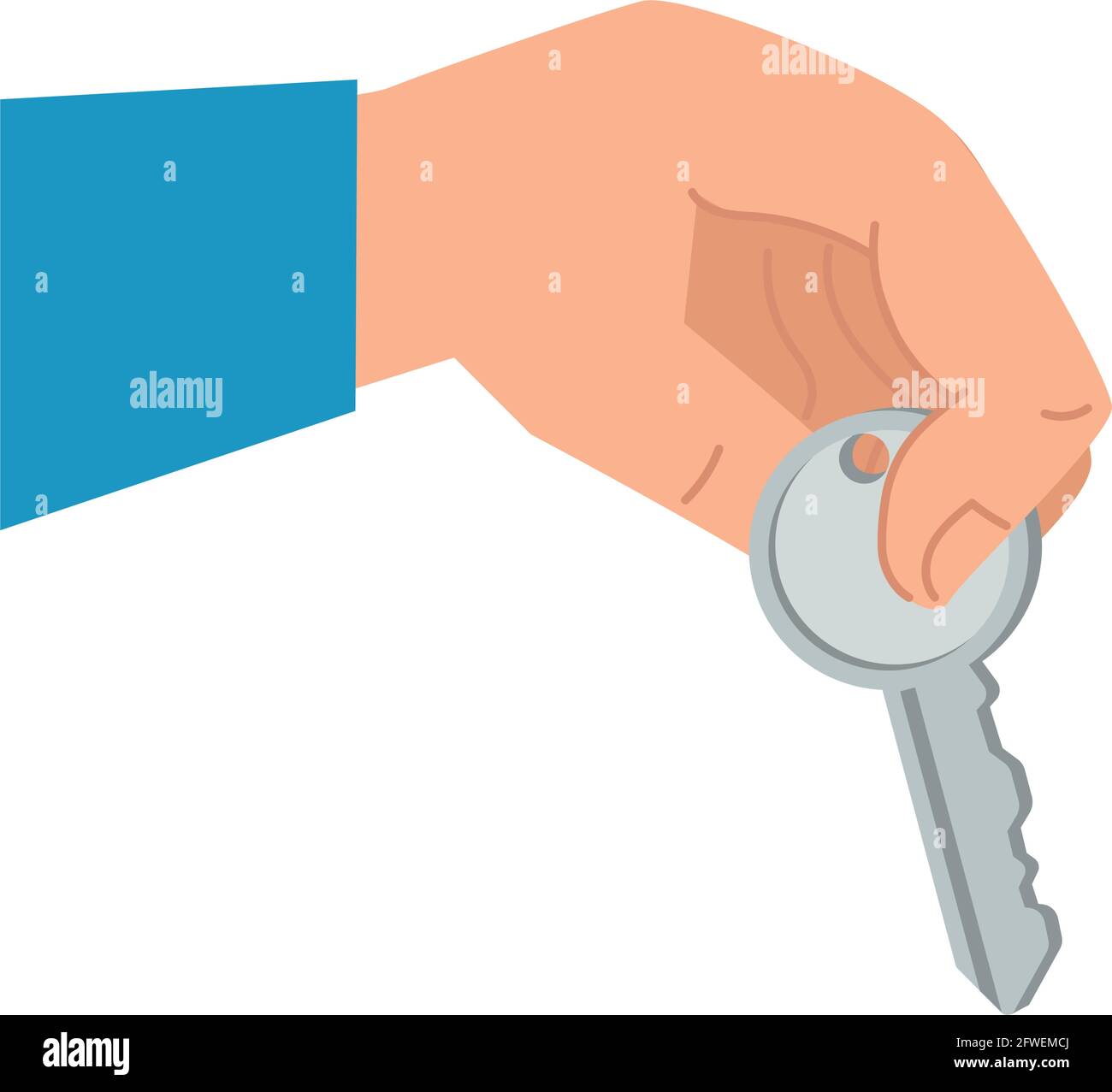 Hand holding key Stock Vector Image & Art - Alamy