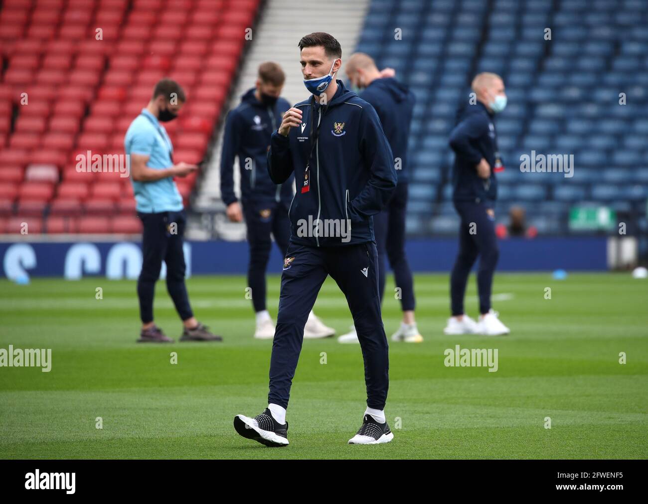 St Johnstone's Scott Tanser before the Scottish Cup final match at ...