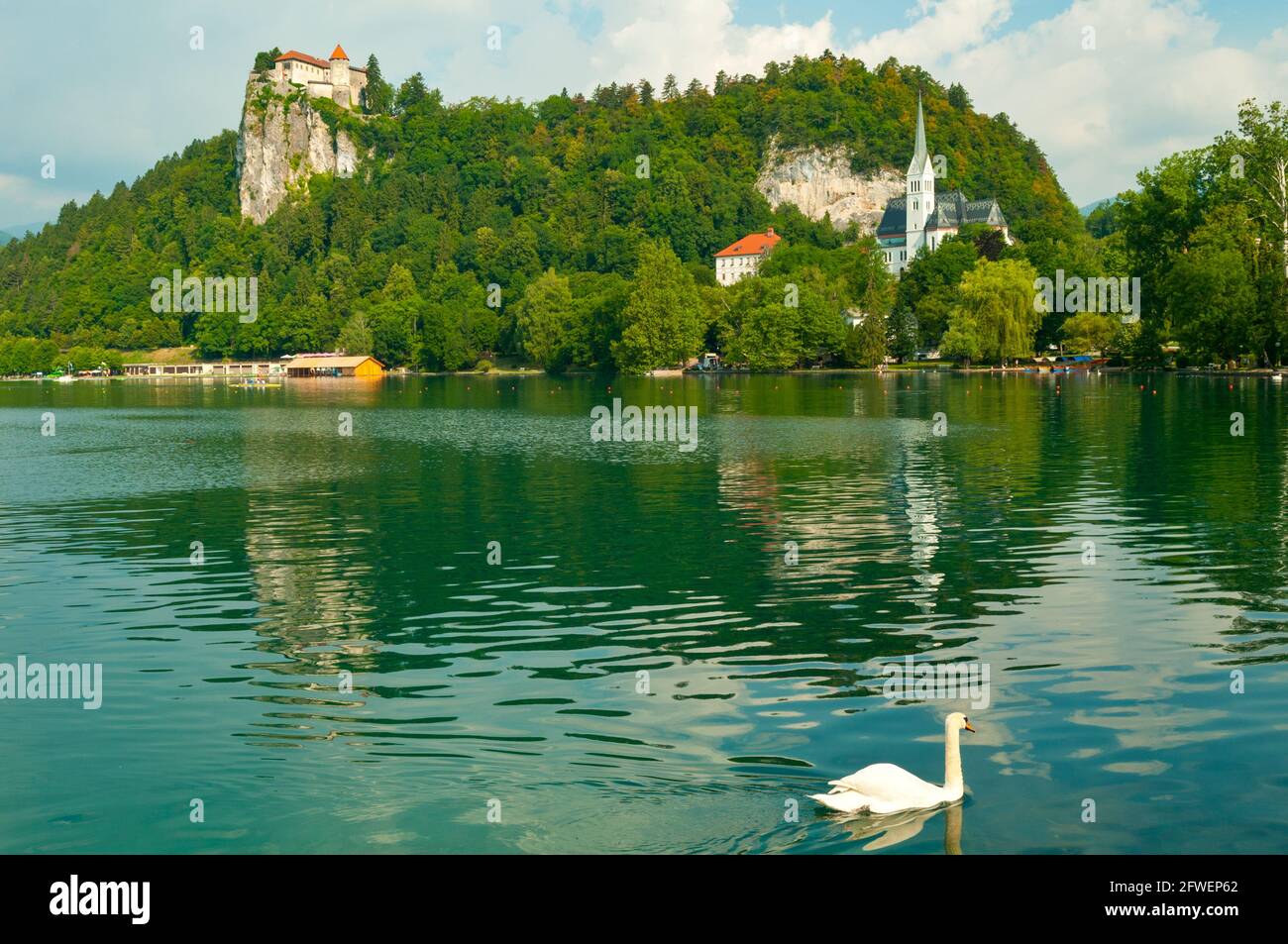 Tourist attraction lake bled hi-res stock photography and images - Alamy