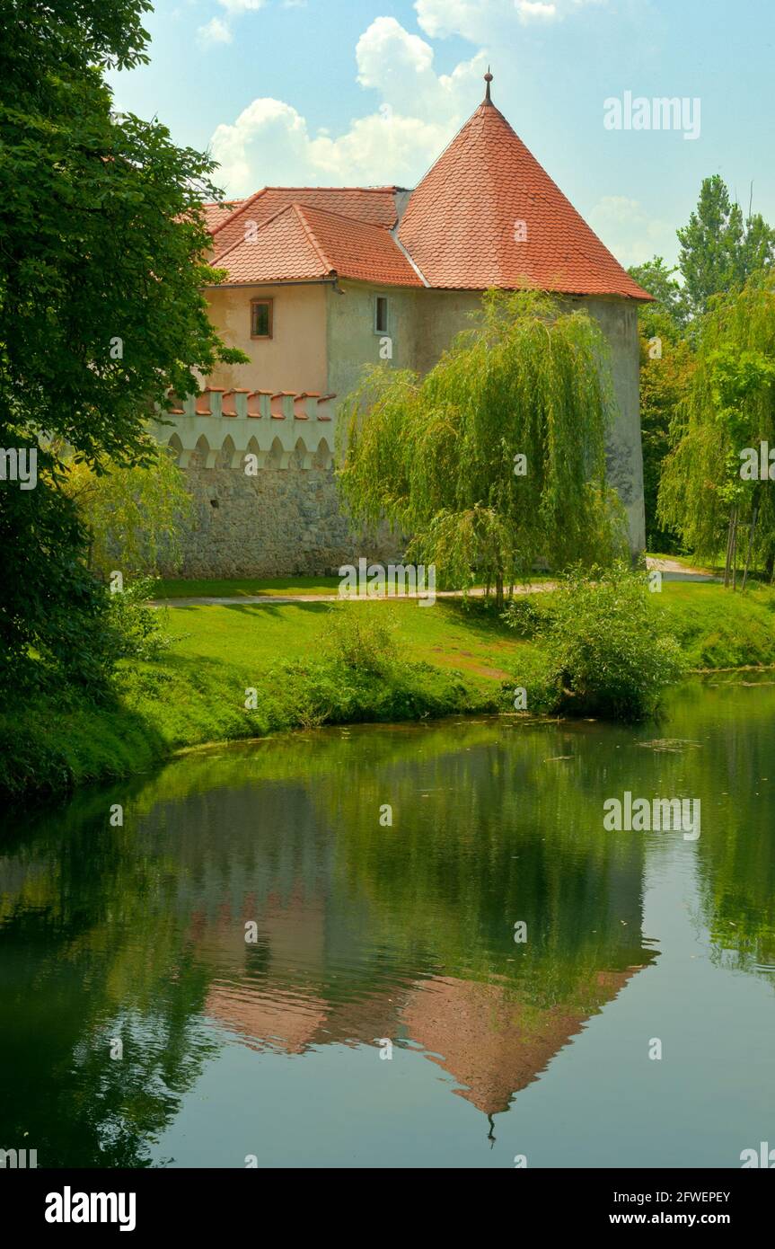 Otocec Castle near Novo Mesto, Slovenia Stock Photo - Alamy