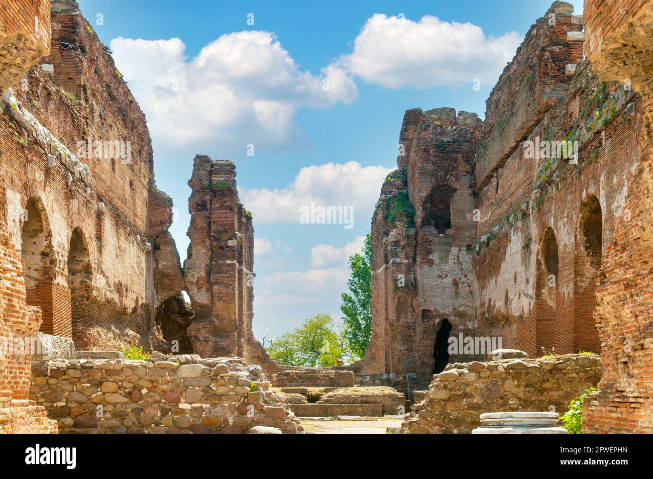 Red Basilica, Bergama, Turkey Stock Photo - Alamy