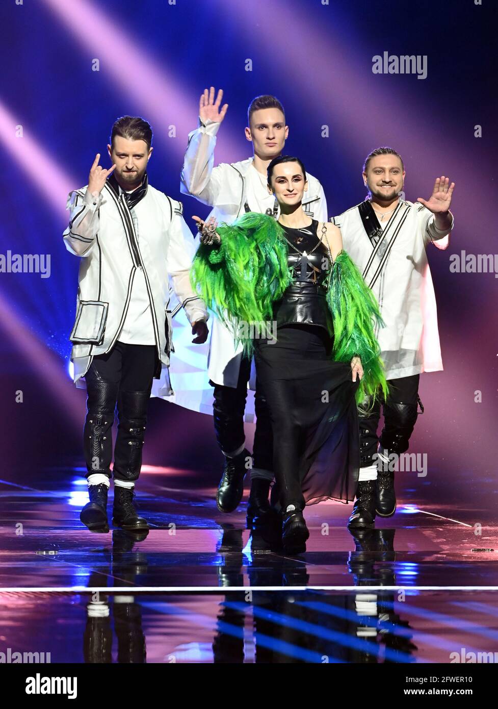 Rotterdam, Netherlands. 21st May, 2021. Singer Katerina Pavlenko with ...