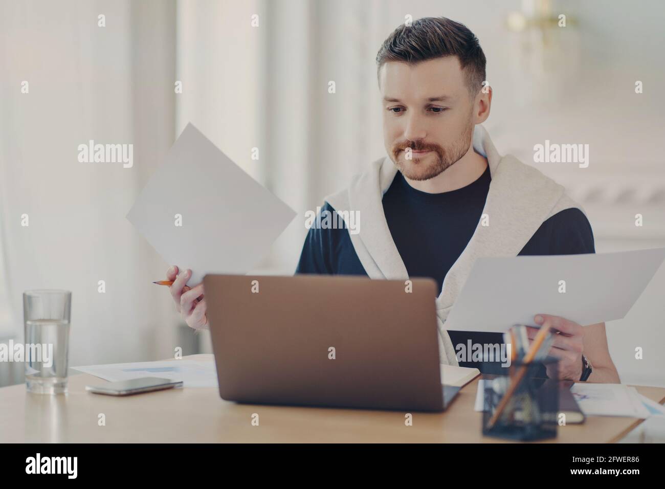 Focused analyzing hi-res stock photography and images - Alamy