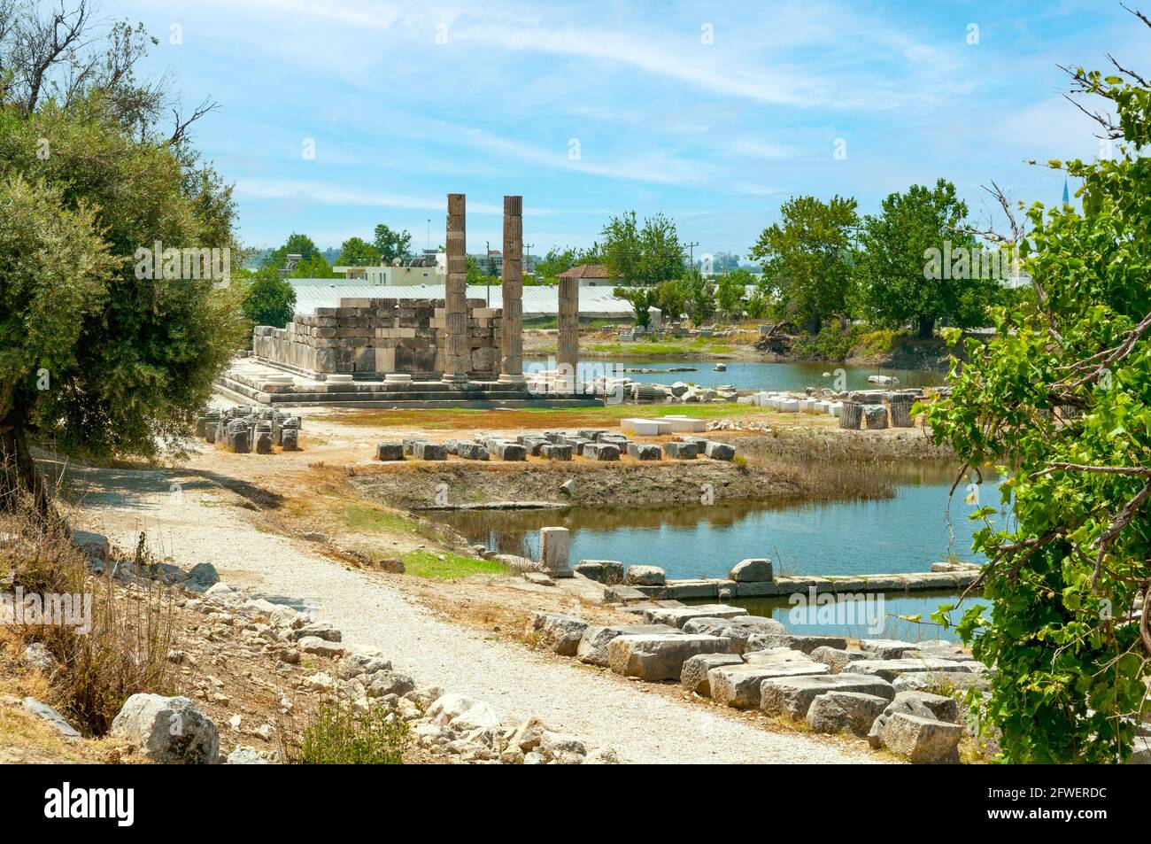 Temple of Leto, Letoon, Turkey Stock Photo - Alamy