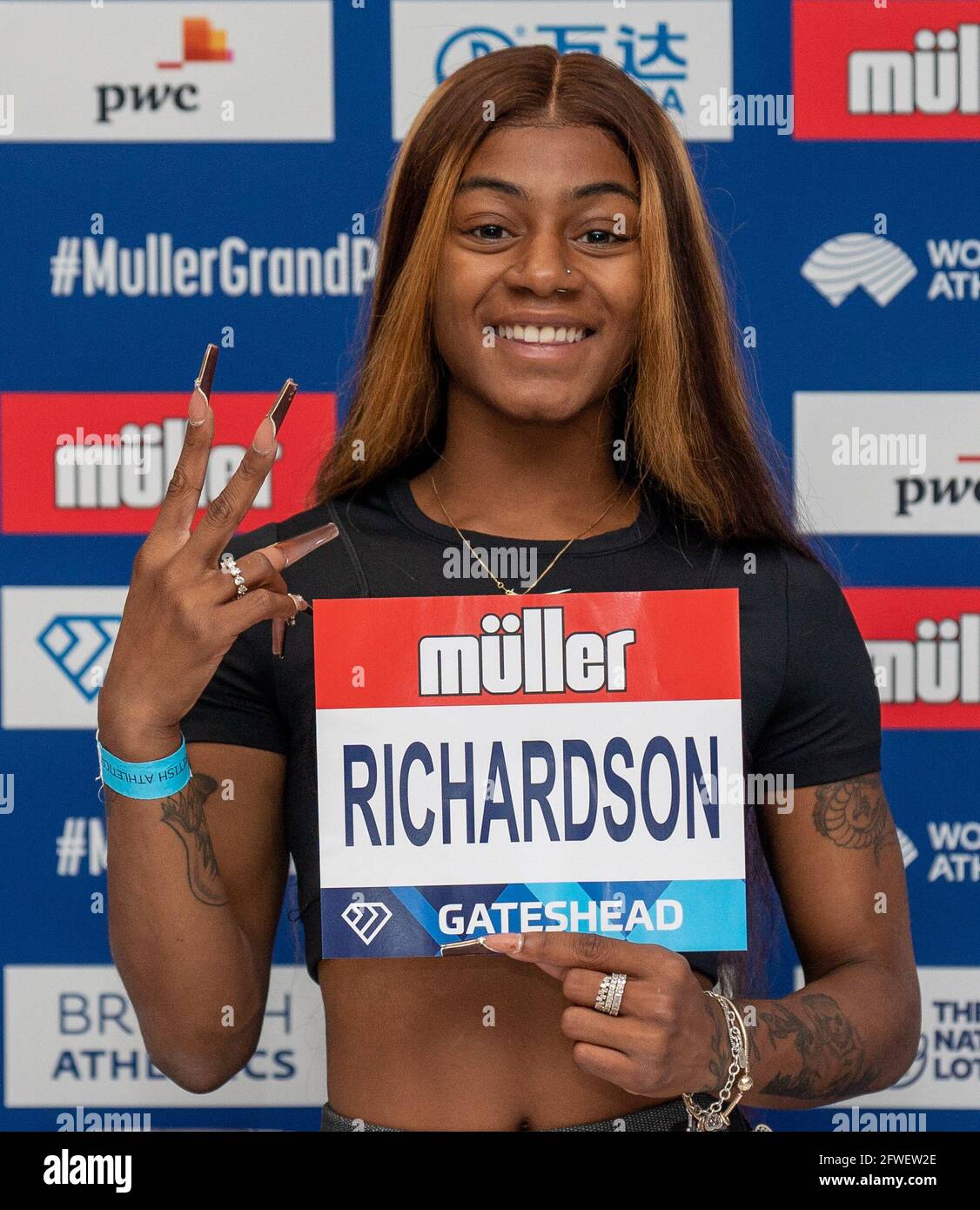 Shacarri richardson hi-res stock photography and images - Alamy