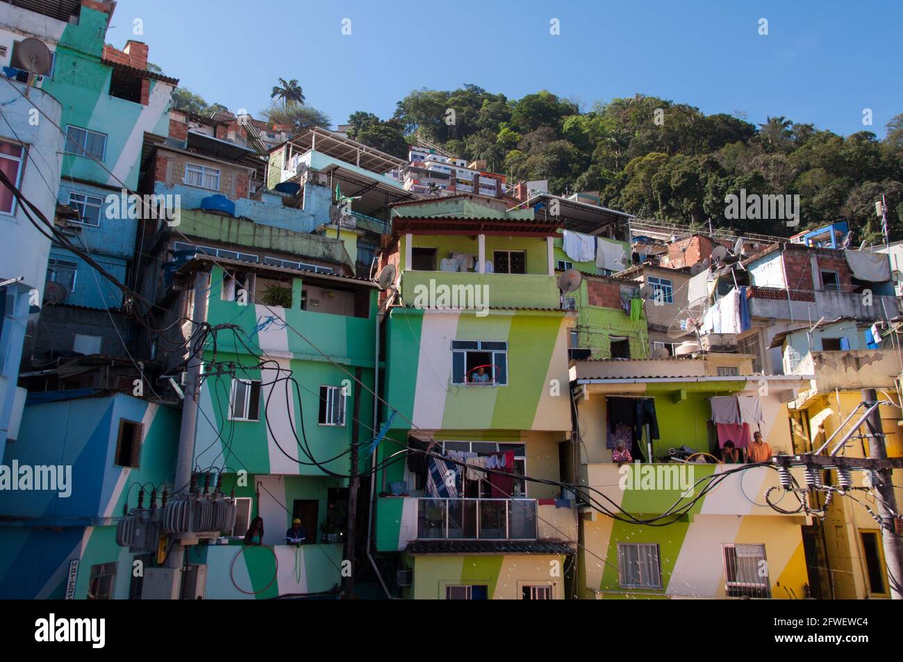 Favela santa marta hi-res stock photography and images - Alamy