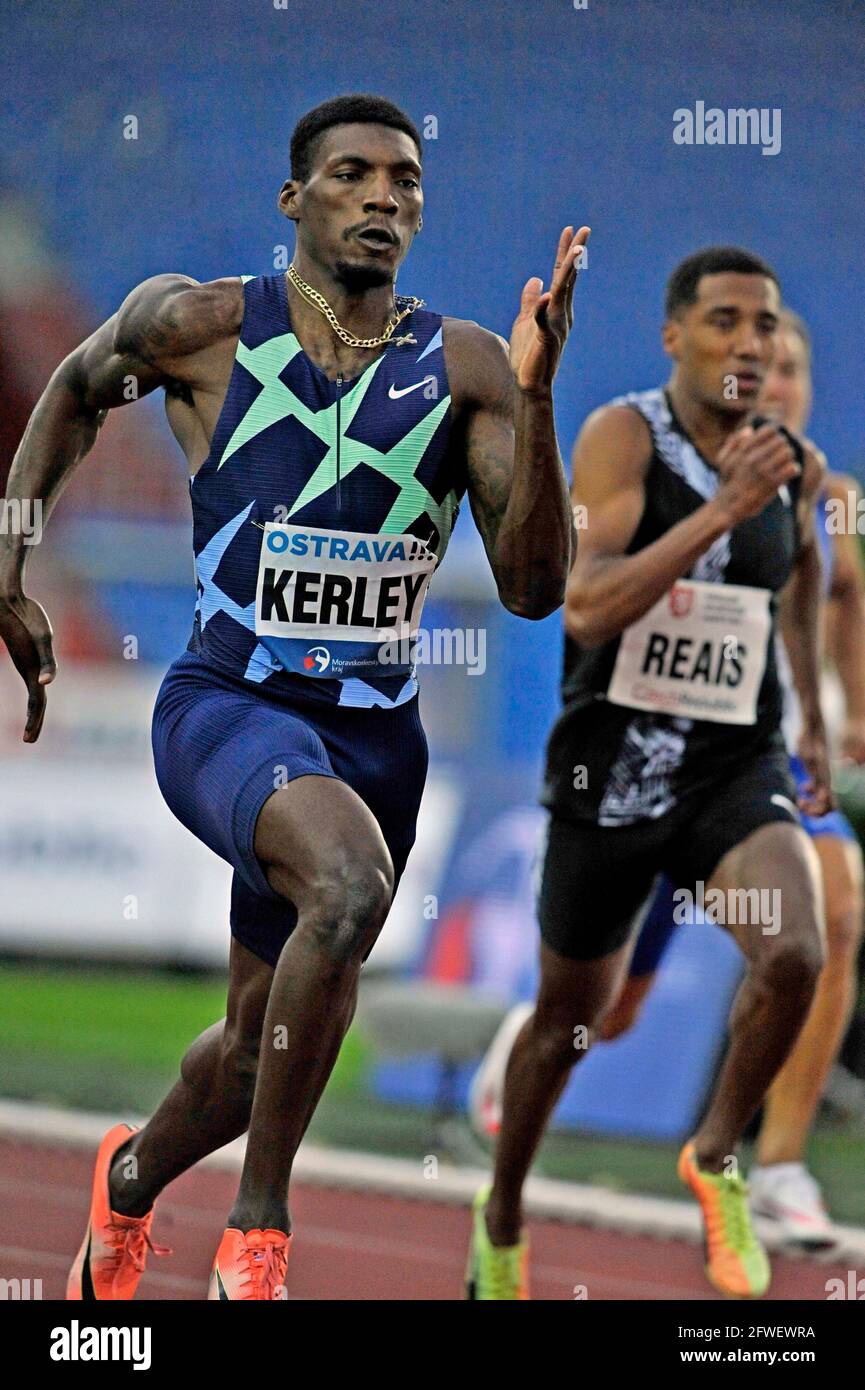 Fred Kerley (USA) places second in the 200m in 20.27 during the 60th ...