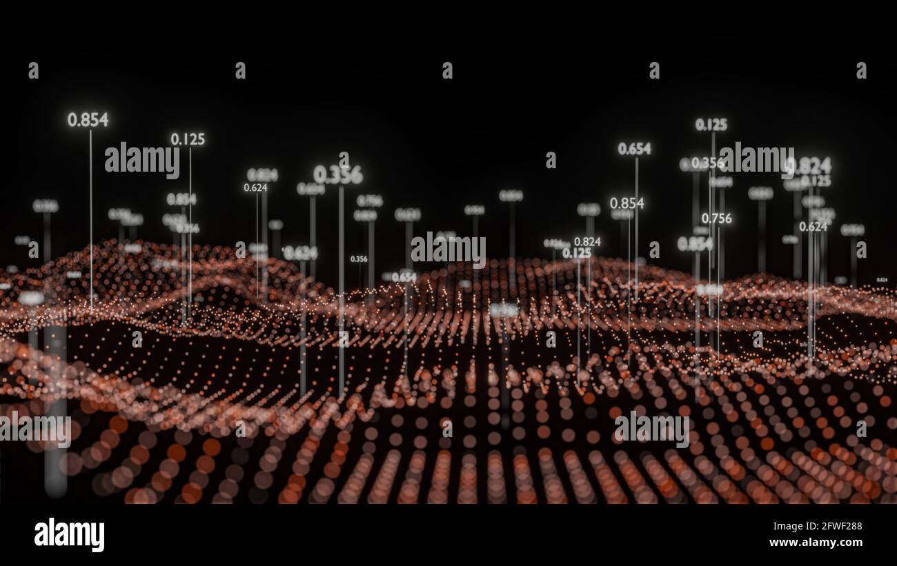 Big Data Visualization. Abstract structure Stock Photo - Alamy