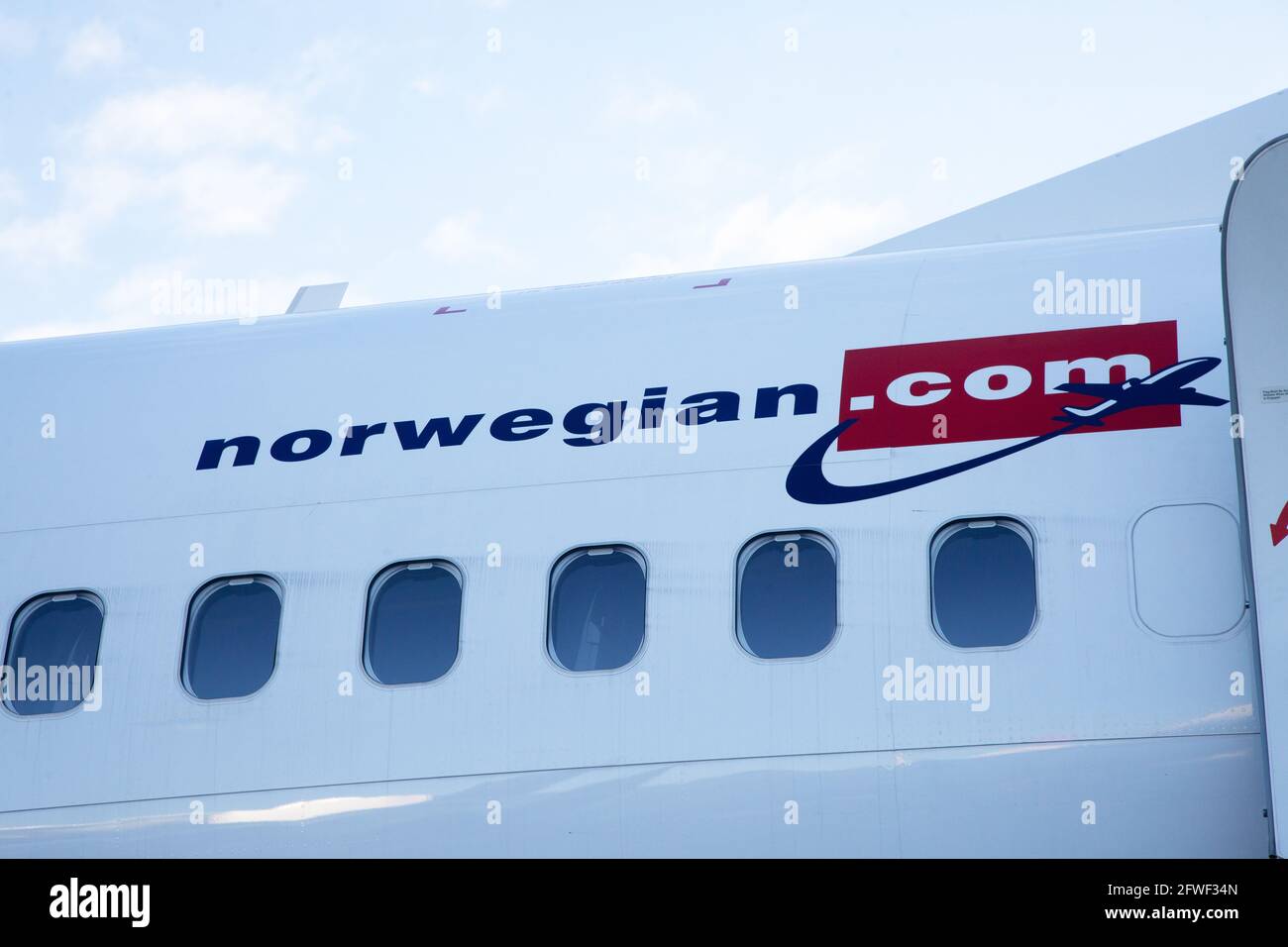 Norwegian air sweden airlines logo hi-res stock photography and images ...