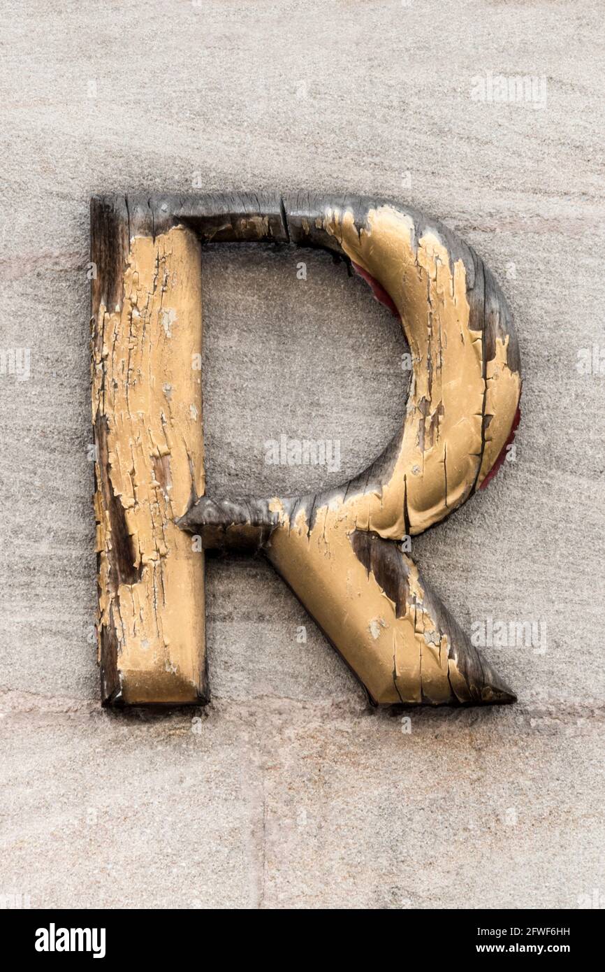 Capital letter r hi-res stock photography and images - Alamy