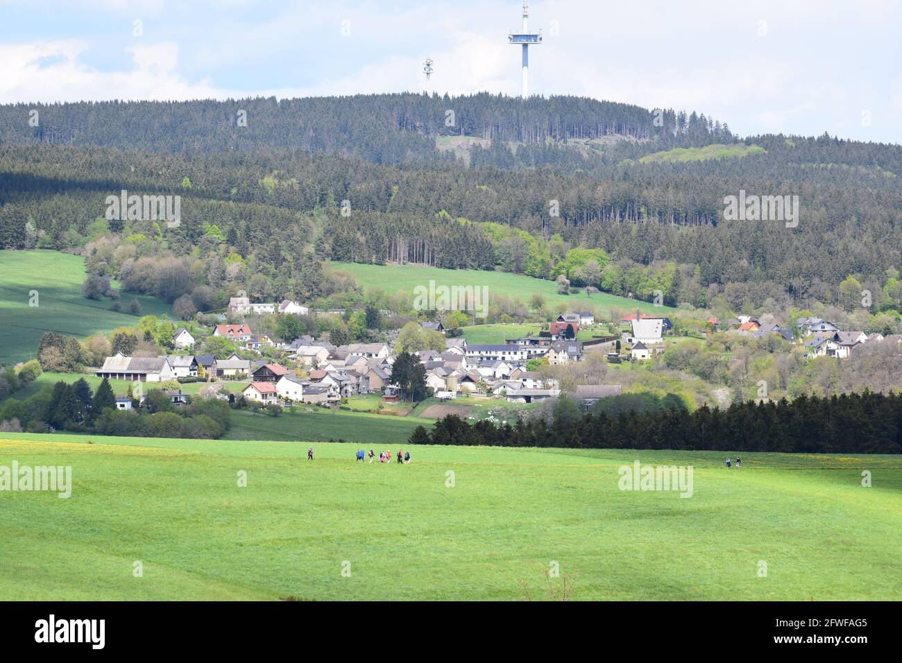 Eifel landscape around Siebenbach Stock Photo - Alamy