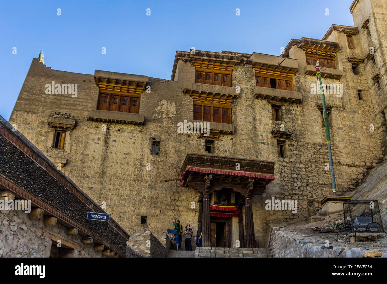 Various views of the Leh Palace Stock Photo - Alamy