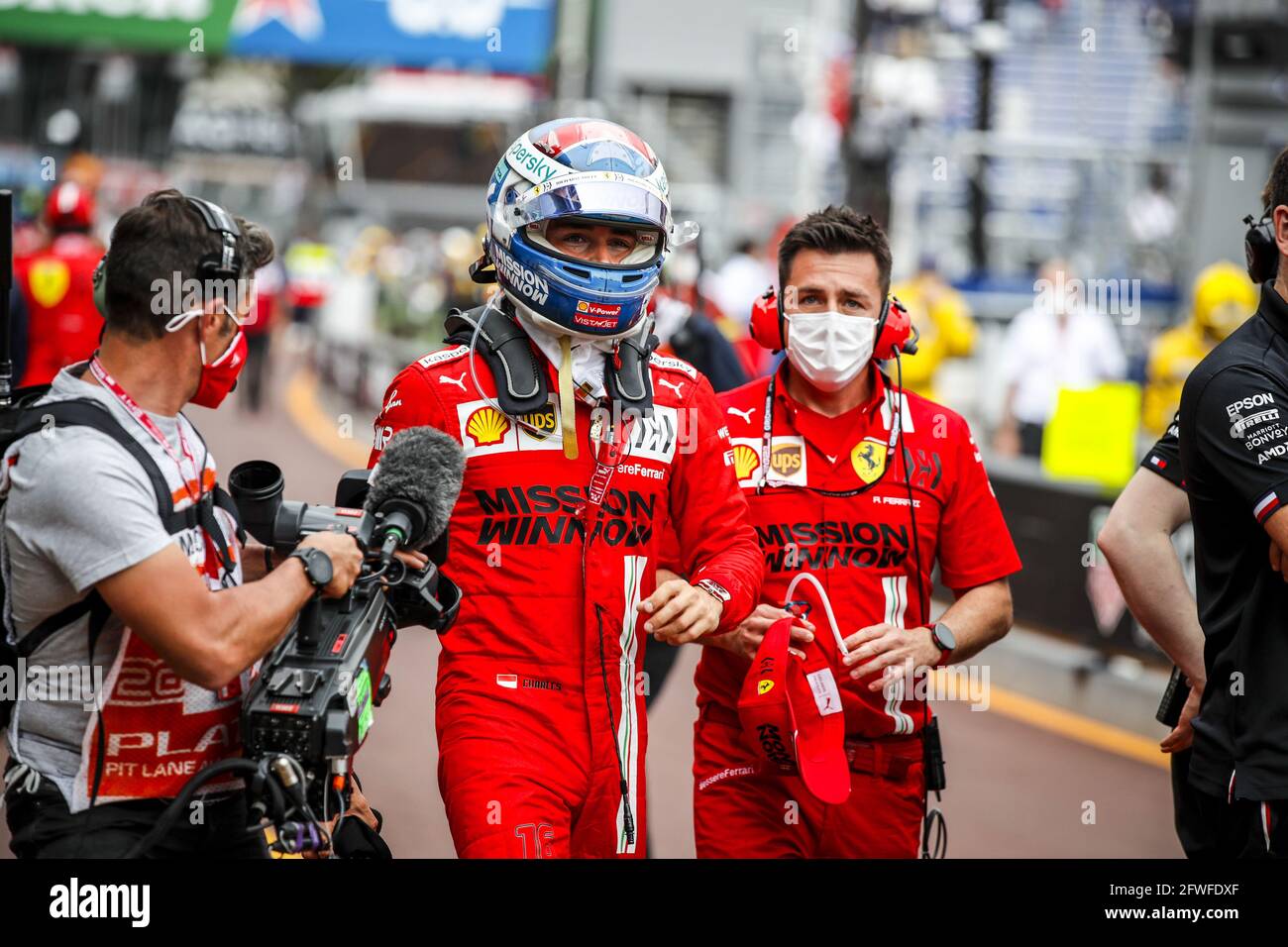 LECLERC Charles (mco), Scuderia Ferrari SF21, portrait during the 2021 ...